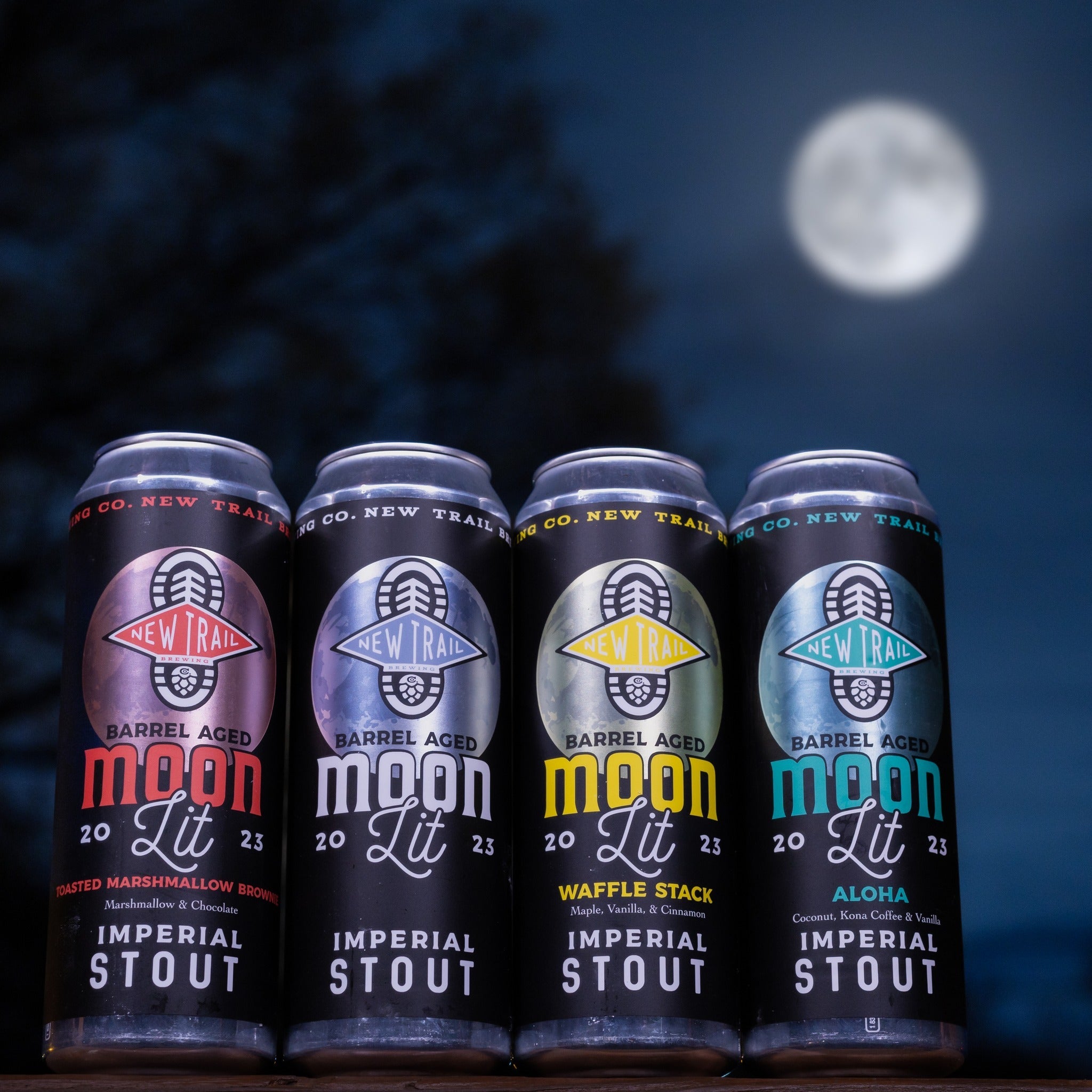 New Trail Barrel Aged Moonlit Stout (2023) - Waffle Stack | The Blue ...